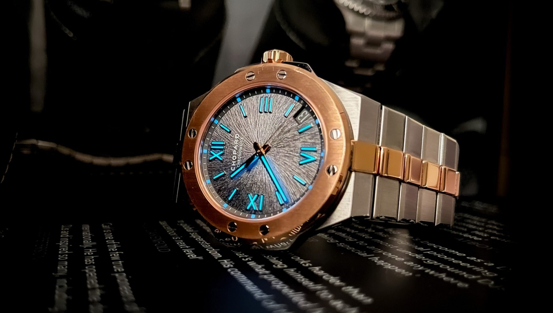 Hands On With The Chopard Alpine Eagle 41 In Ethical Rose Gold & Lucent ...