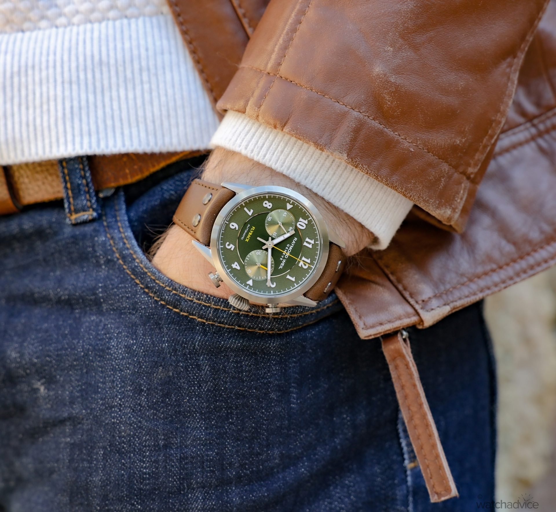 Hands On With The New Raymond Weil Pilot Flyback Chronograph - A Modern ...