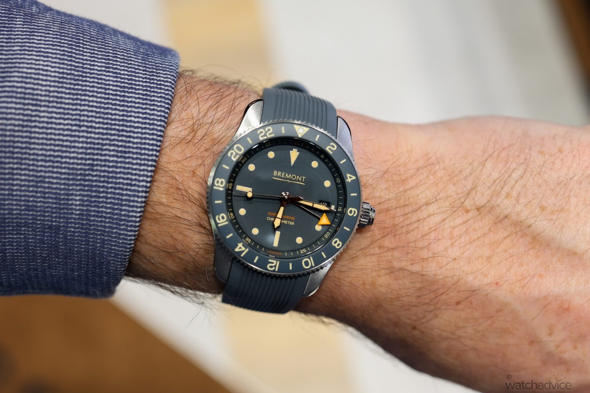 REVIEW: Hands On With The New Bremont Supermarine GMT Diver - Watch Advice