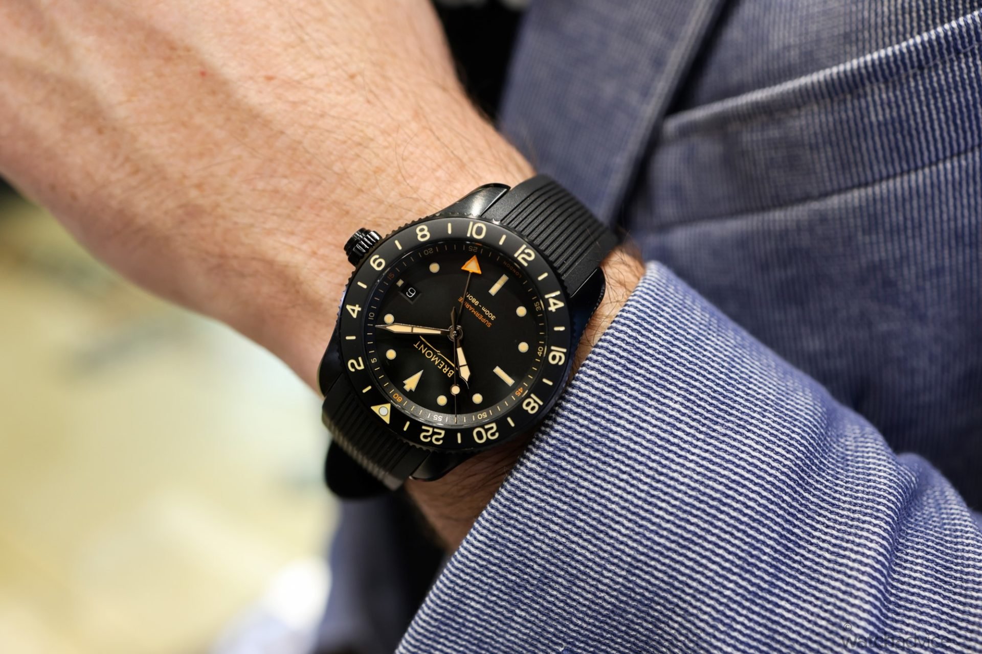 REVIEW: Hands On With The New Bremont Supermarine GMT Diver - Watch Advice