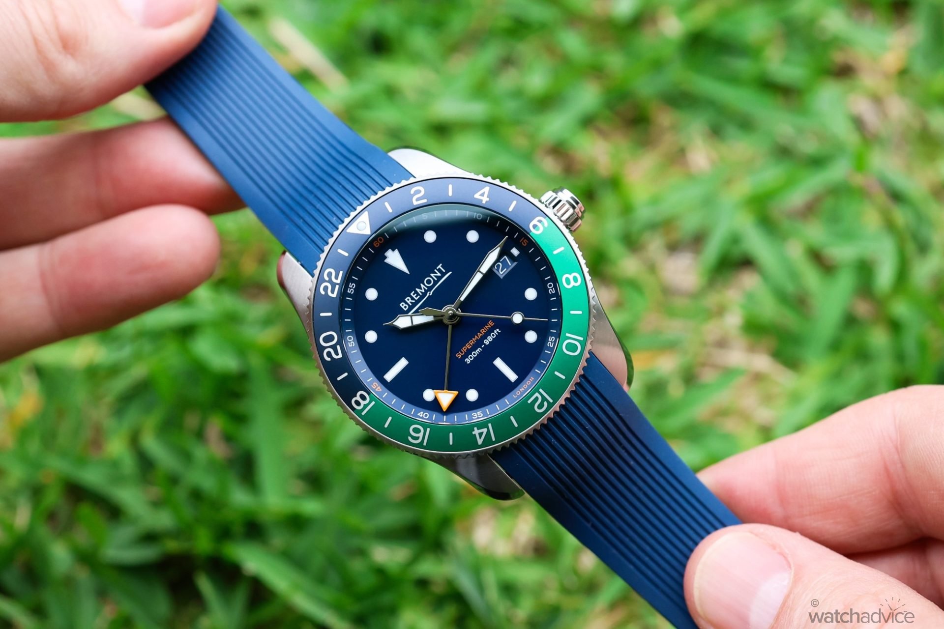 REVIEW: Hands On With The New Bremont Supermarine GMT Diver - Watch Advice