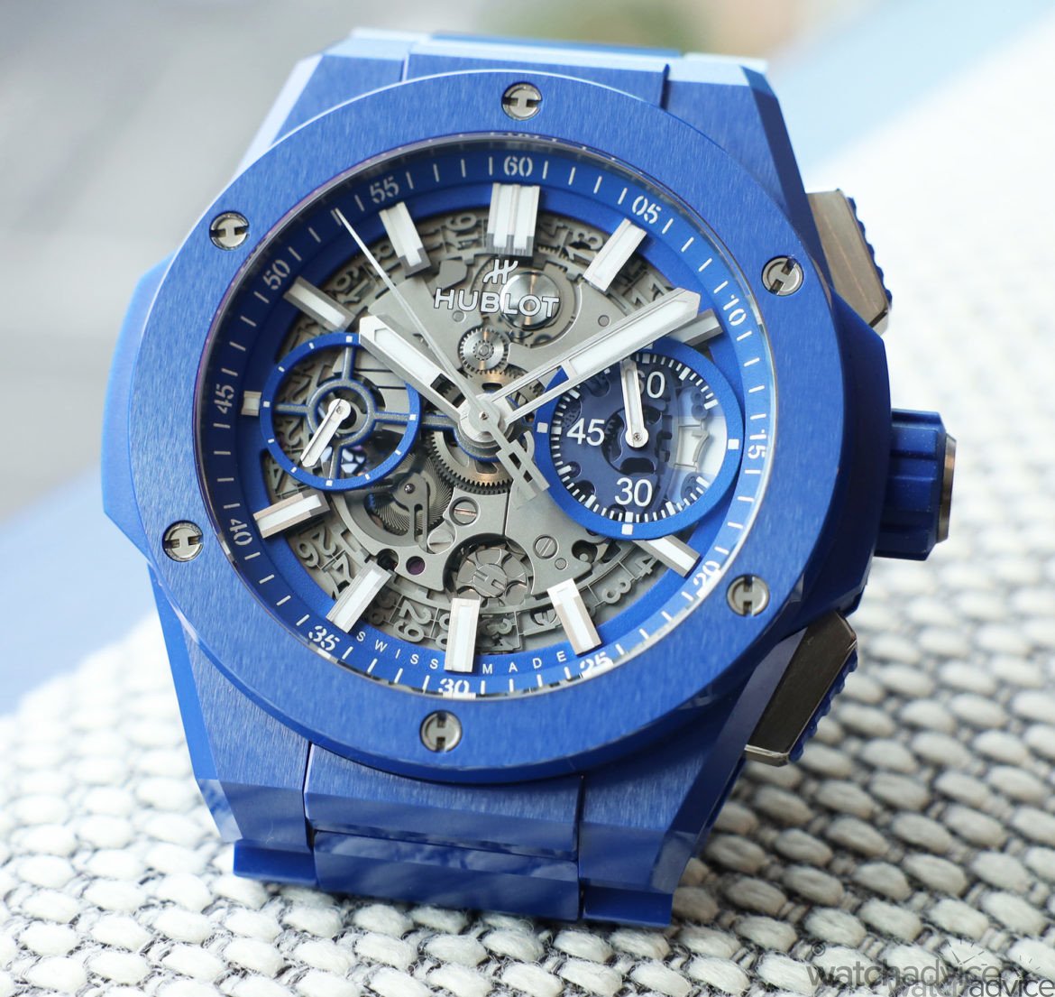 Hublot Big Bang Integrated Blue Indigo Ceramic Hands-On Review - Watch Advice