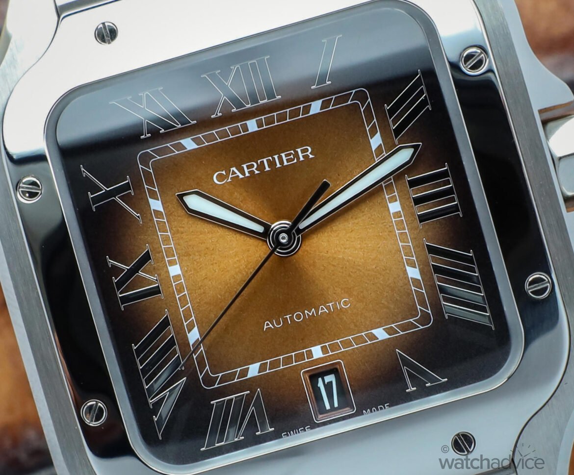 Reviewing The New Santos De Cartier Brown Dial - Watch Advice