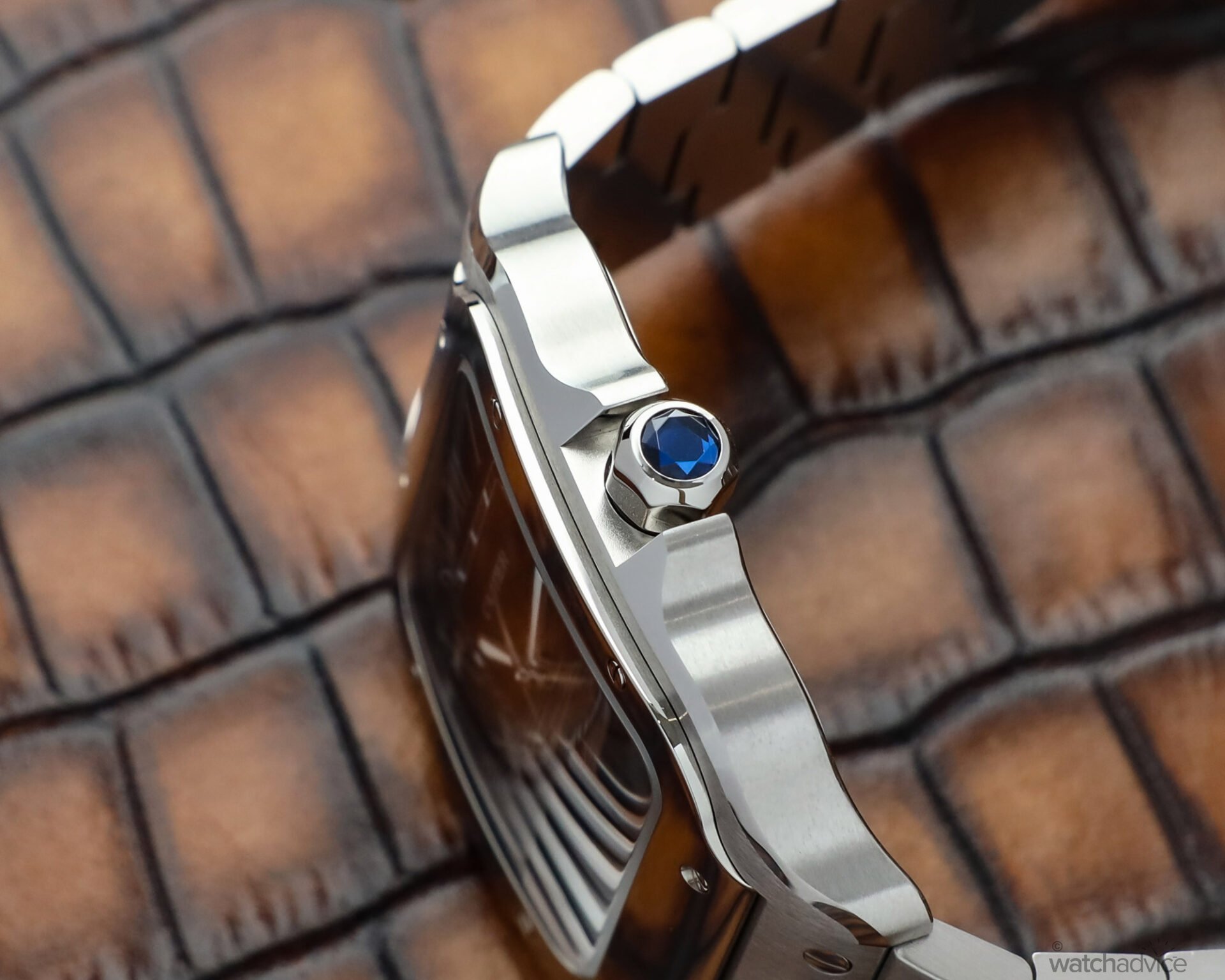 Reviewing The New Santos De Cartier Brown Dial - Watch Advice