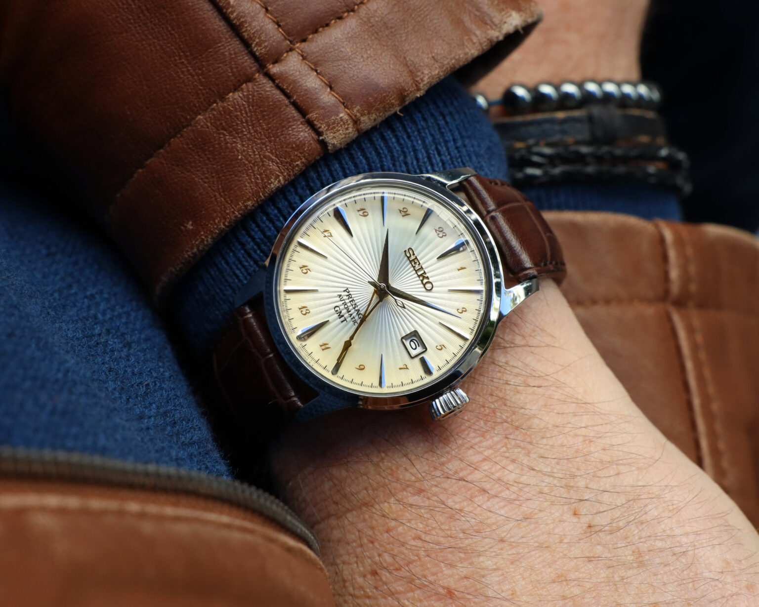 REVIEW: Hands On With The New Seiko Presage Cocktail Time GMT - Watch ...