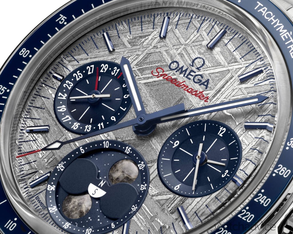 The New Omega Speedmaster Moonphase Meteorite Is Out Of This World ...