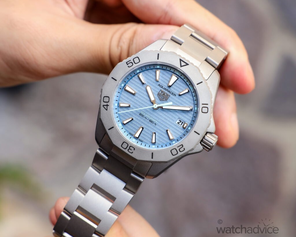 Hands On With The New TAG Heuer Aquaracer Titanium Solargraph - Watch ...