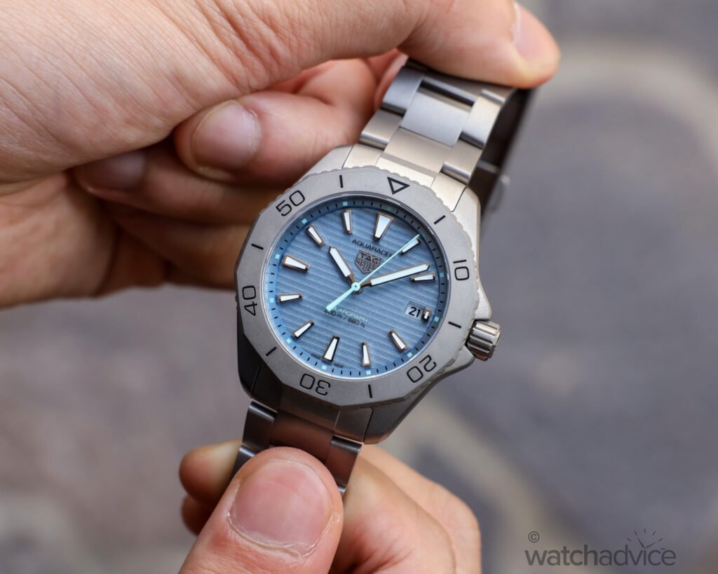 Hands On With The New TAG Heuer Aquaracer Titanium Solargraph - Watch ...