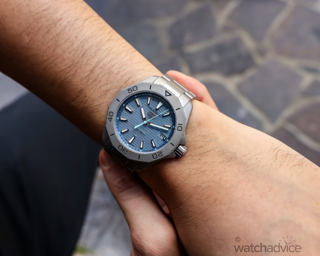 Hands On With The New TAG Heuer Aquaracer Titanium Solargraph - Watch ...