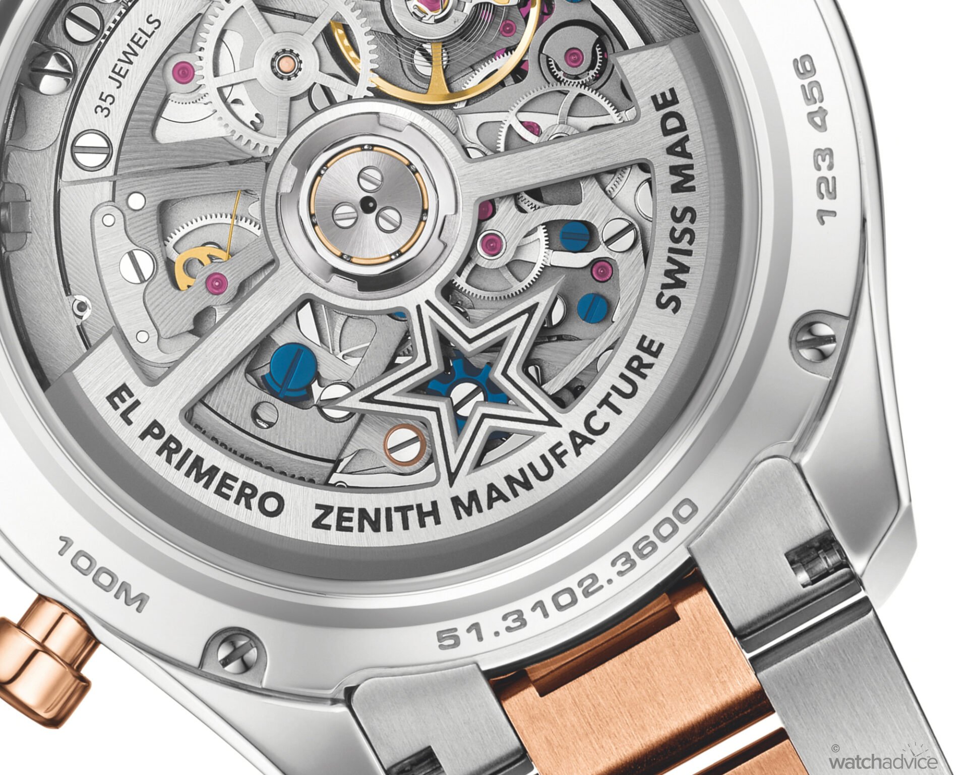 The Zenith Chronomaster Sport Is Elevated in Two Tone And Mother Of ...